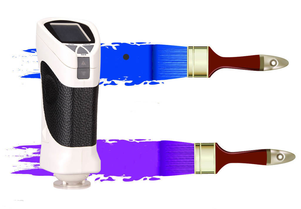 Kỹ thuật số sơn màu khác biệt Meter, Portable Máy quang phổ Colorimeter ...