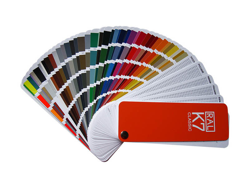 RAL Color Swatches Loại sơn Vật liệu thân thiện với môi trường